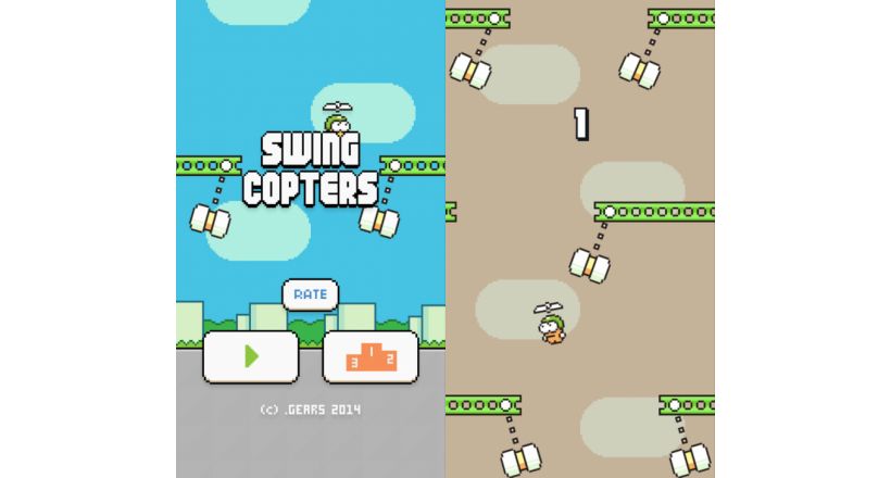 Swing Copters, la secuela de Flappy Bird, ya está disponible en el App ...