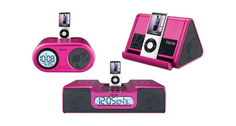 iHome ofrece sistemas de sonido para iPod de Barbie | iPodTotal